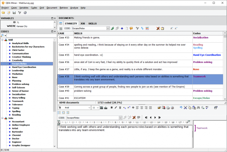 QDA Miner 6 new features